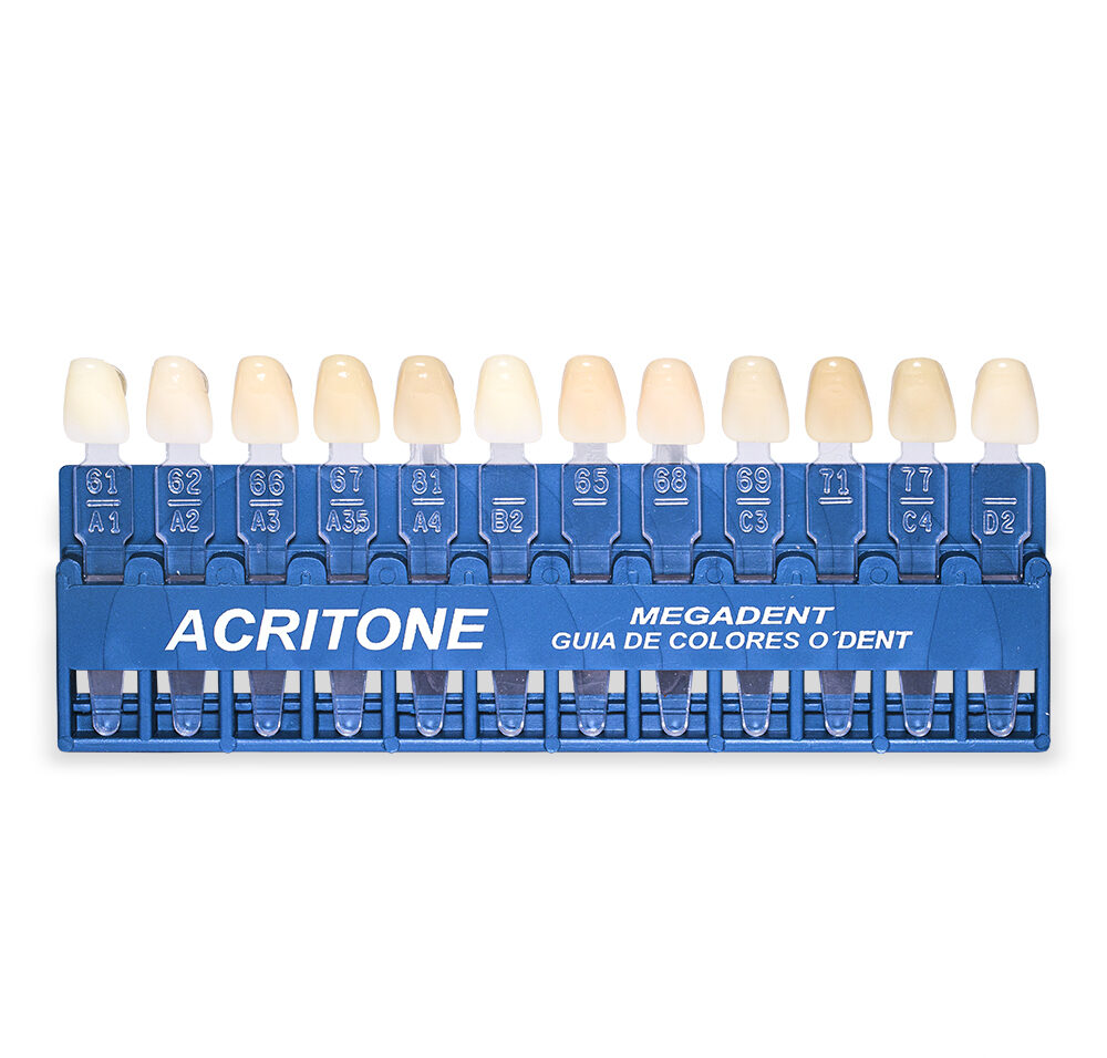 Muestrario Guía de Colores Dientes ACRITONE - Dentalladines